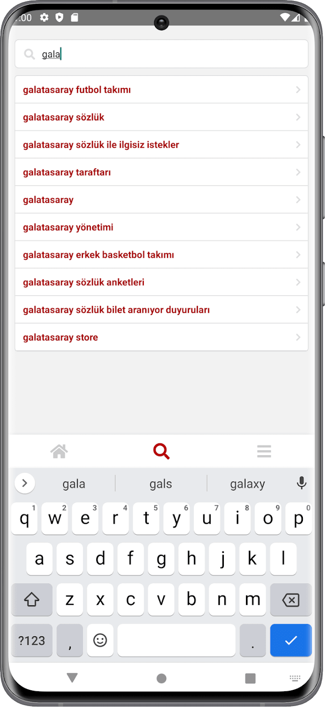 Galatasaray Sözlük Android Uygulaması - Galatasaray Sözlük